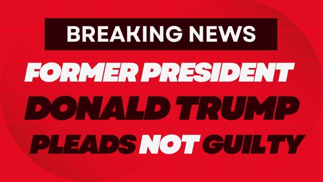 Donald Trump's Arraignment: He Pleads Not Guilty