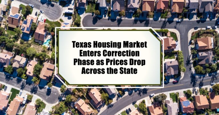 Will the Texas Housing Market Crash as Prices Drop Across the State?