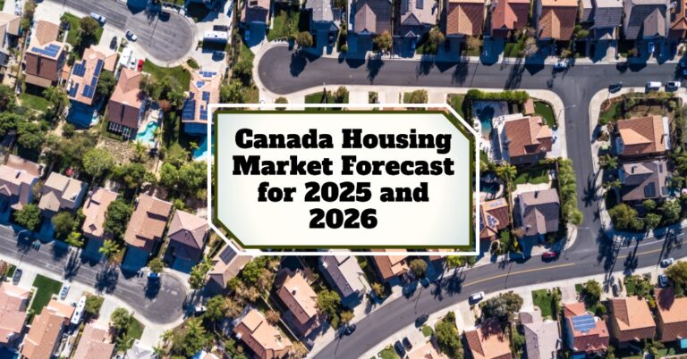 Canadian Housing Market Forecast for 2025 and 2026